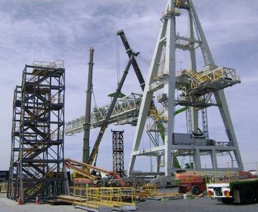 Utah Point Shiploader Erection