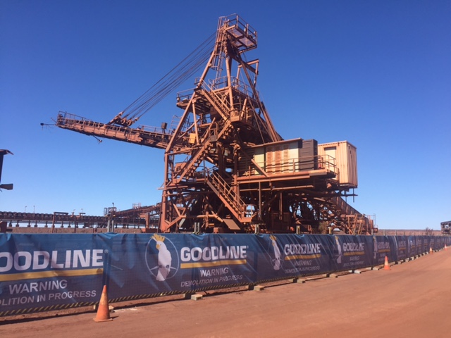 Mount Whaleback SK1 & SK2 Machine Demolition